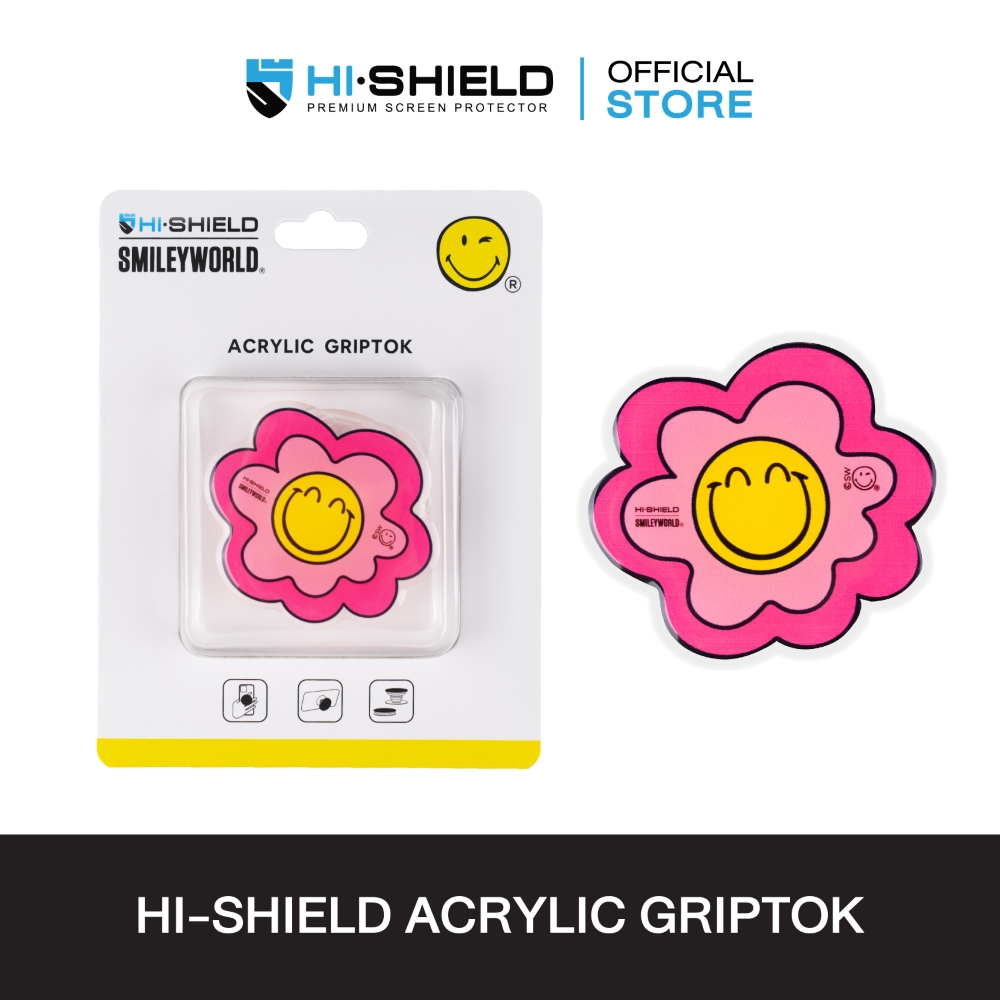 HI-SHIELD Acrylic Griptok - กริ๊บต๊อกอะคริลิค รุ่น Smiley023 | Shopee ...