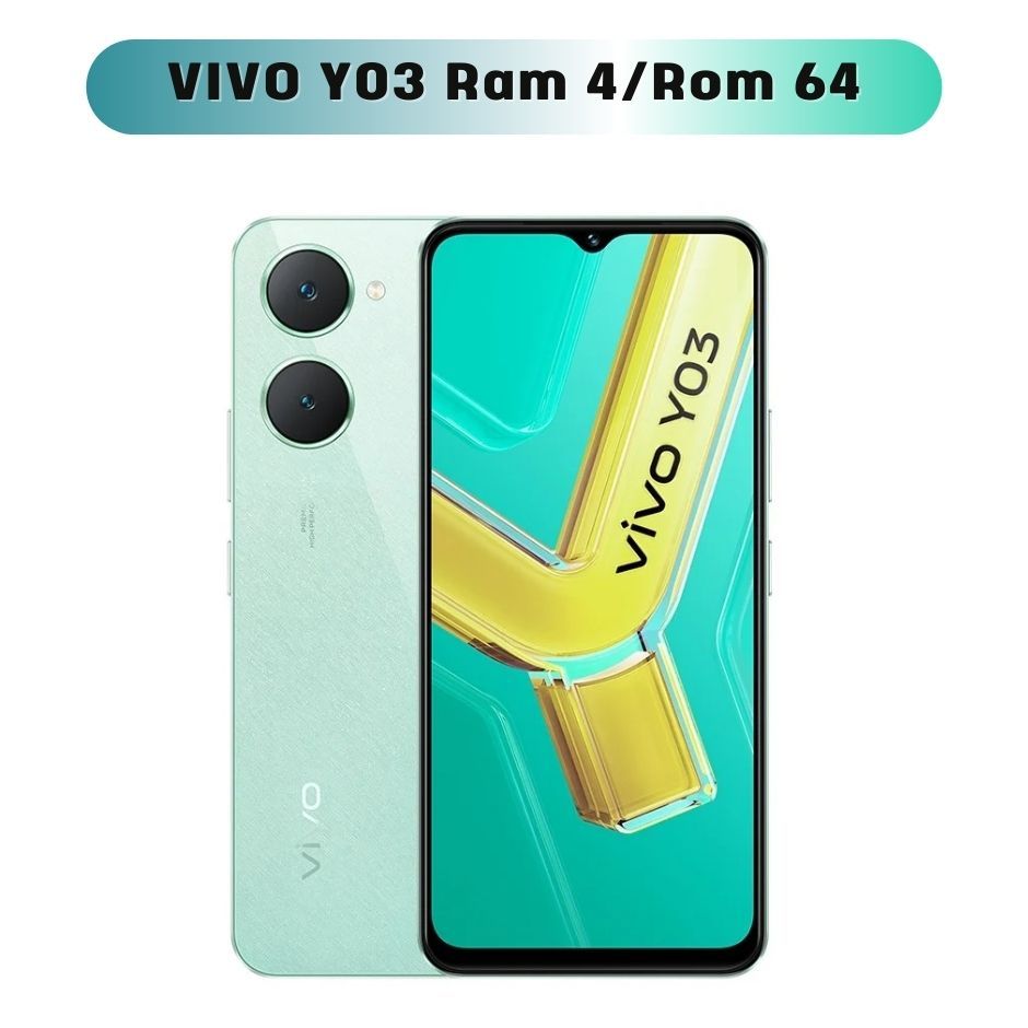 โทรศัพท์มือถือ vivo Y03 - วีโว่ หน้าจอ 6.56 นิ้ว Ram 4GB/Rom 64GB รับประกันศูนย์ 1 ปี | Shopee ...