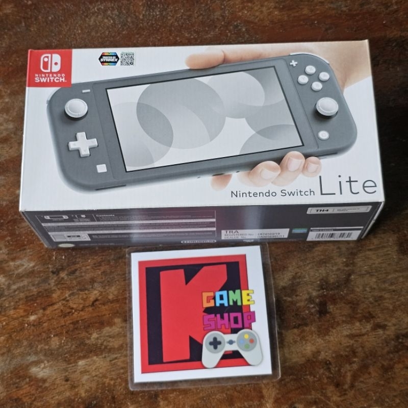 (CFW Atmosphere) Nintendo Switch Lite Gray สีเทา Box set ครบกล่อง มือ ...