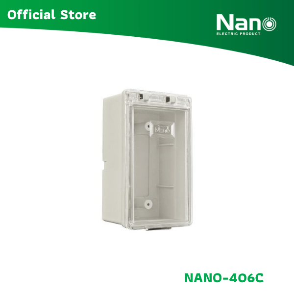 NANO กล่องฝาปิดกันน้ำ 3x5.5" (30 ชิ้น/กล่อง) รุ่น NANO-406 | Shopee Thailand