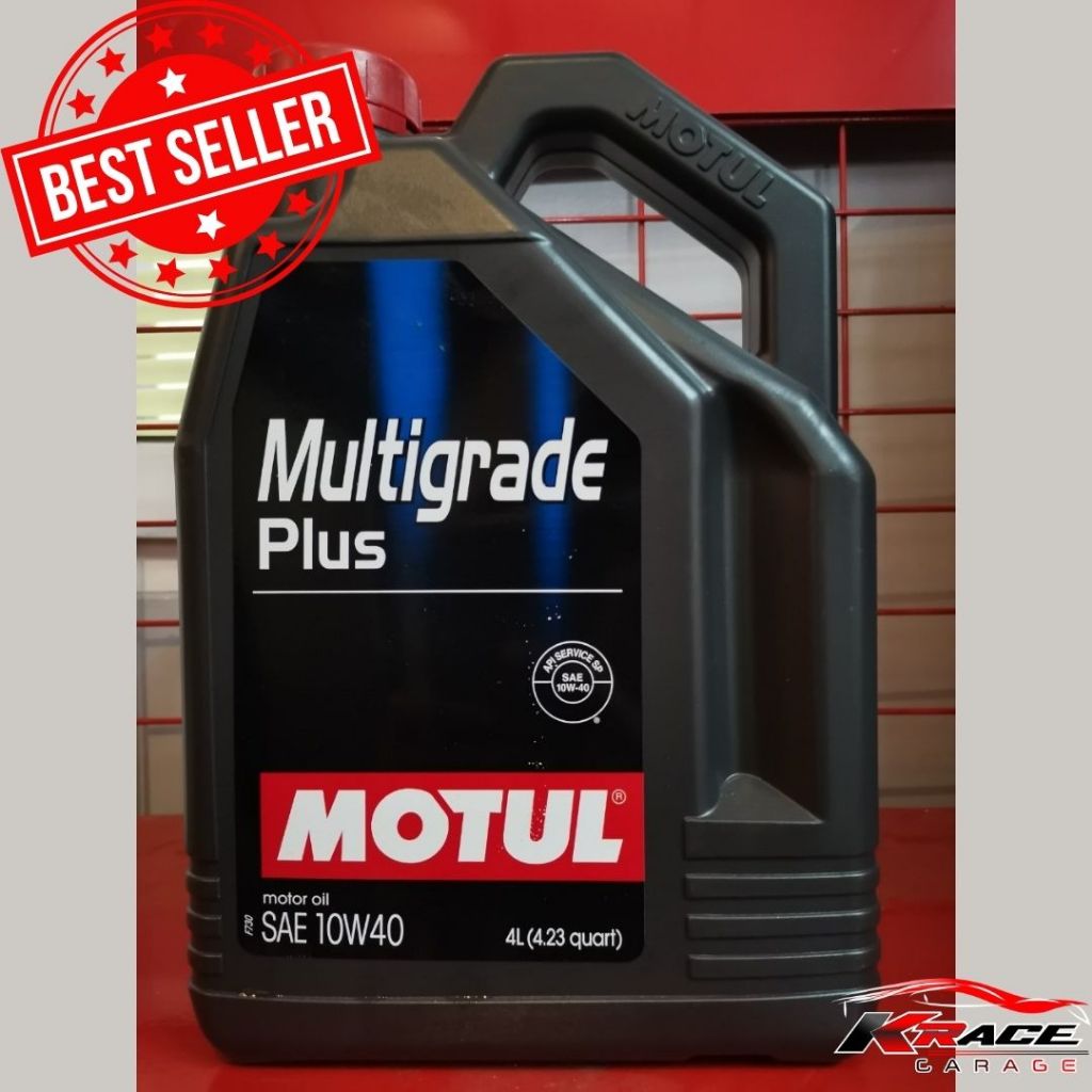 น้ำมันเครื่องรถยนต์ Motul Multigrade Plus 10W40 ขนาด 4 ลิตร | Shopee ...