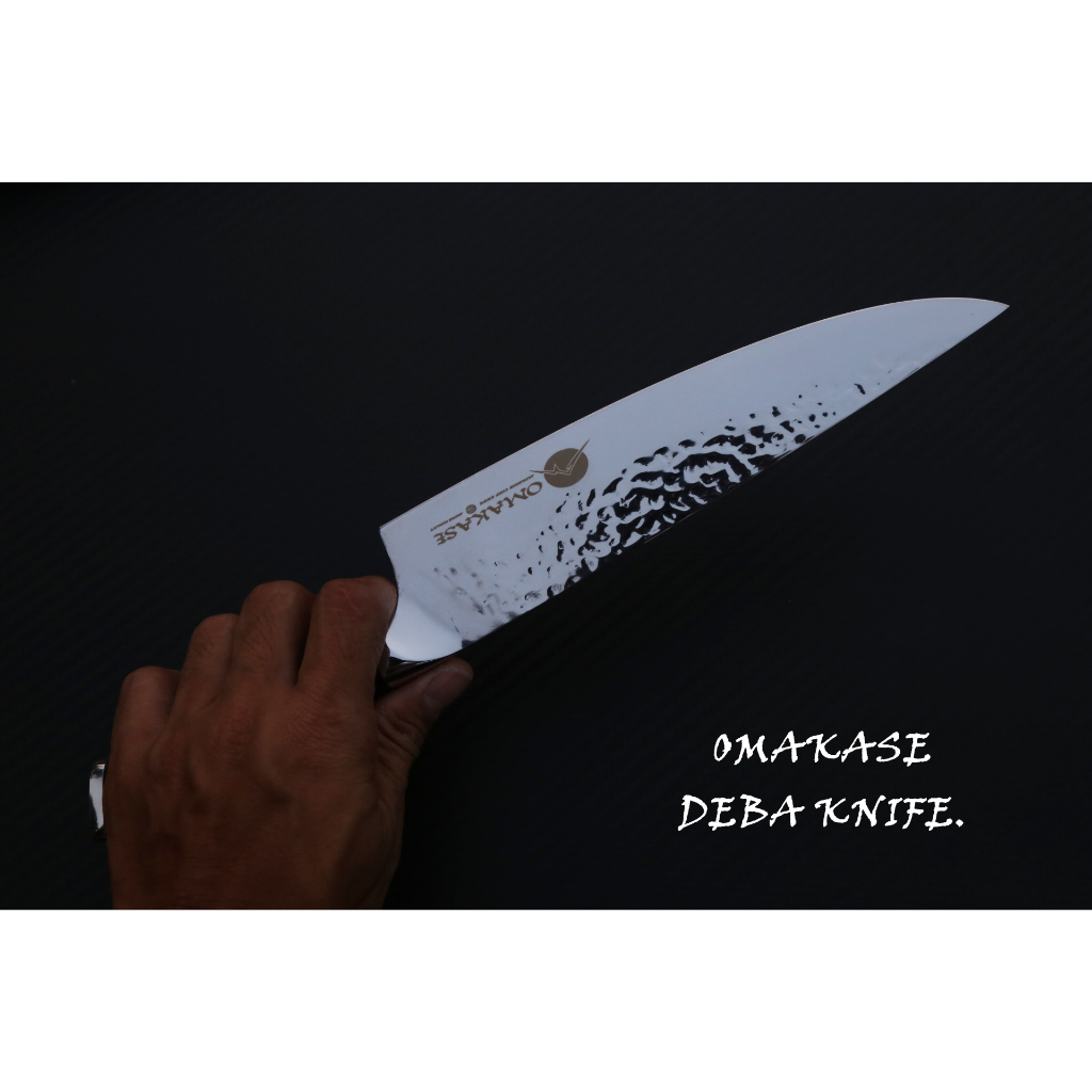 มีดเดบะ OMAKASE No.KM210-C071 Deba Kitchen Knife ของแท้ 100 % ขนาด 13 นิ้ว | Shopee Thailand