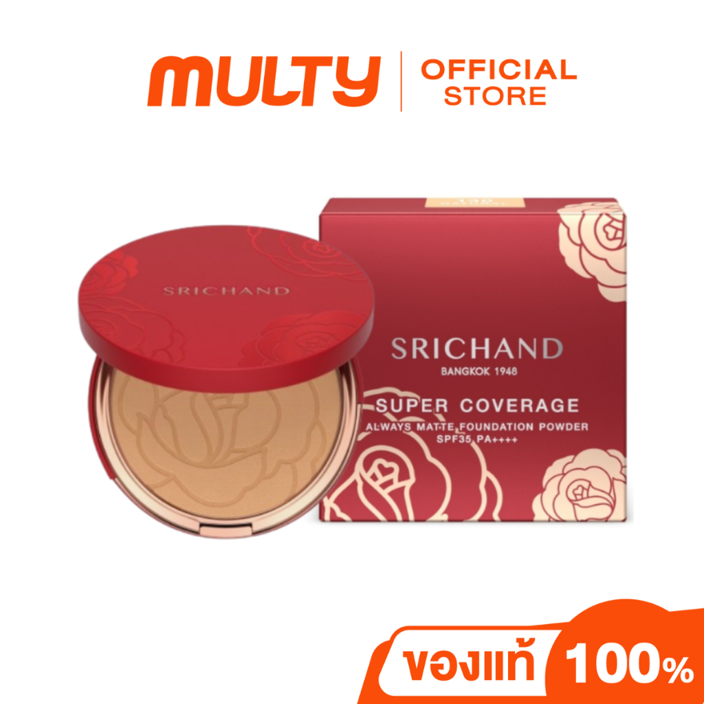 Srichand-Super Coverage Always Matte Foundation Powder Spf35Pa++++ศรี ...