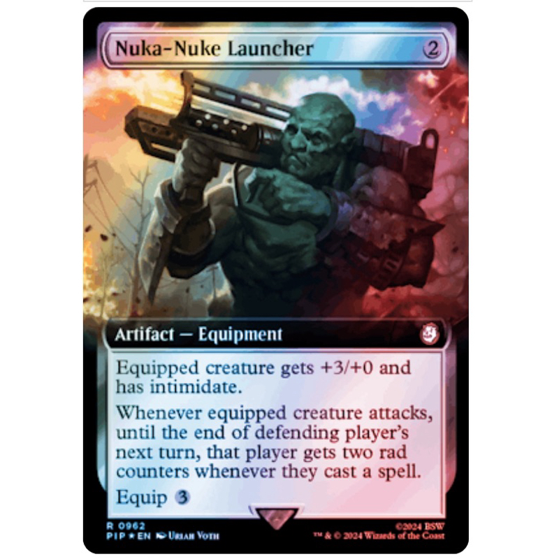 Universes Beyond: Fallout Variants Foil: Nuka-Nuke Launcher (0962 ...