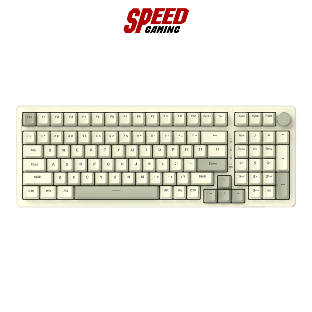 AJAZZ AK992 Retro Classic RED SWITCH KEYBOARD(คีย์บอร์ด) || By Speed ...