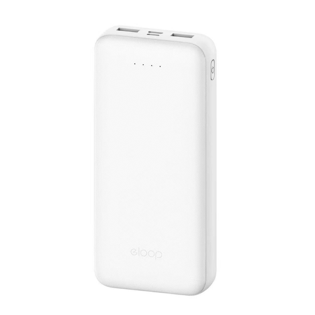 Eloop E34 20000 mah จ่ายไฟช่อง USB1/2 ชาร์จเร็วสูงสุด 2.4 A ช่องType-c ...