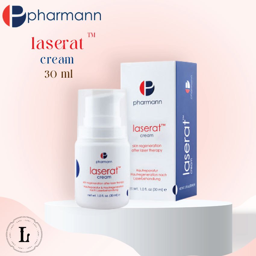 PHARMANN LASERAT CREAM 30ml ช่วยลดอาการอักเสบหลังทำเลเซอร์ เช่น เลเซอร์ ...