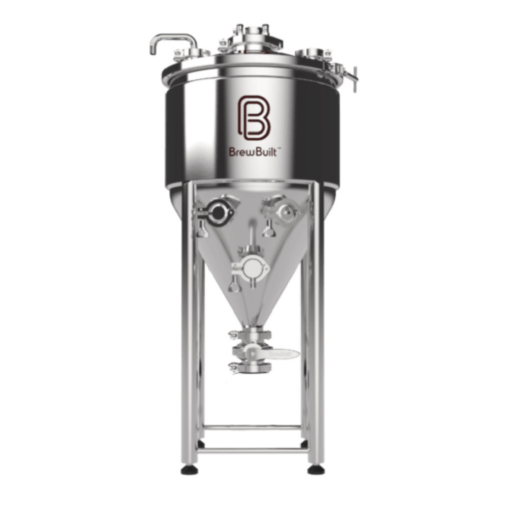 53L BrewBuilt X2 – Jacketed Stainless Steel Conical Unitank Fermenter ...