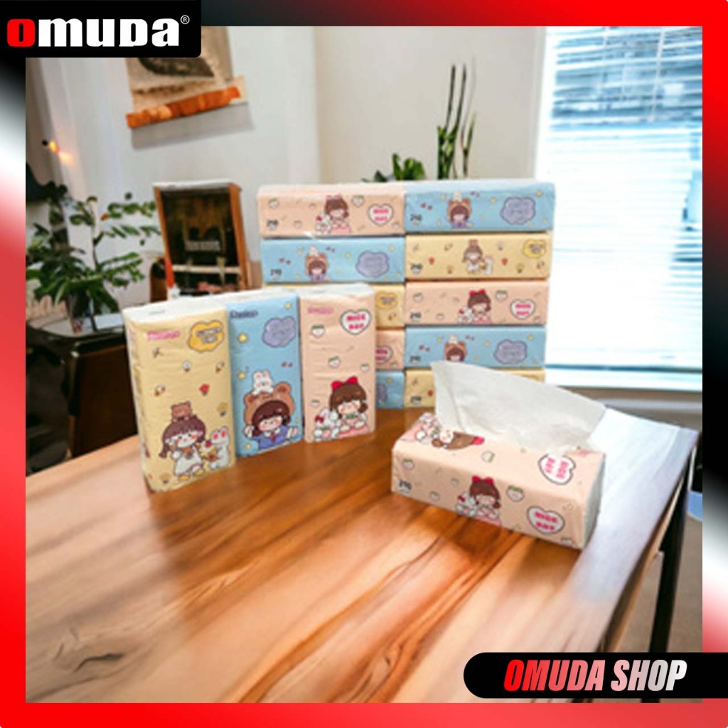 OMUDA_SHOPกระดาษทิชชู่แบบยาว แพค 10ห่อ210แผ่น/คู่ หนา 3 ชั้น | Shopee Thailand