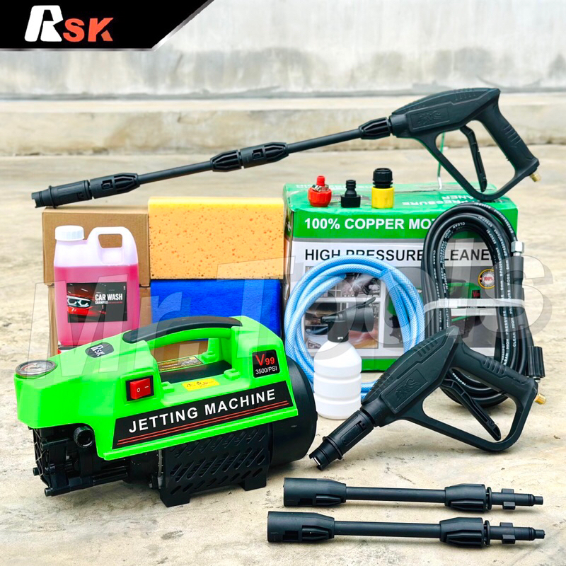 เซ็ตเครื่องฉีดนํ้าแรงดันสูง RSK 400บาร์ พร้อมของแถมแบบจัดเต็ม | Shopee ...