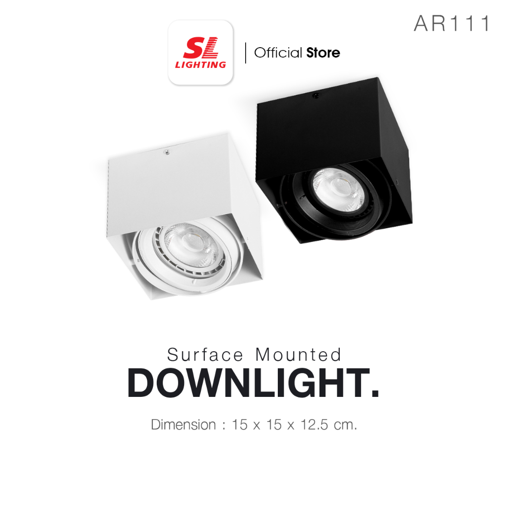 SL LIGHTING | Surface Mounted Downlight โคมไฟติดเพดาน ดาวน์ไลท์ติดลอย ...