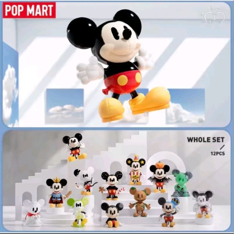 ⭐พร้อมส่ง⭐ POPMART - 100th Disney - Mickey Mouse - Evor- Curious (Art ...