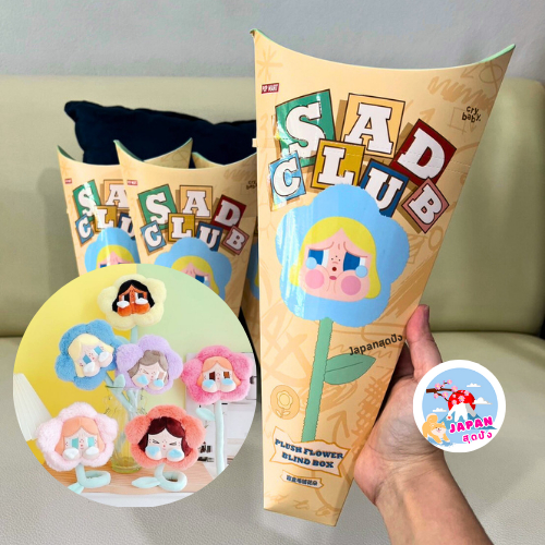 พร้อมส่ง Cry baby flower แบบสุ่ม ลุ้นสี ดอกไม้ Sad Club Series Plush ...