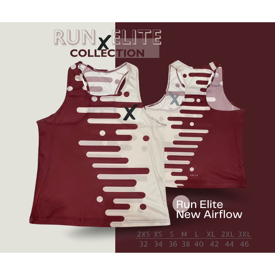 เสื้อวิ่ง เสื้อกล้าม RUN ELITE Collection ผ้า AIRFLOW | Shopee Thailand