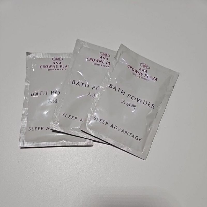 ผงออนเซ็น bathclin onsen bath powder sleep advantage จาก Ana crowne plaza ช่วยให้นอนหลับดี ...