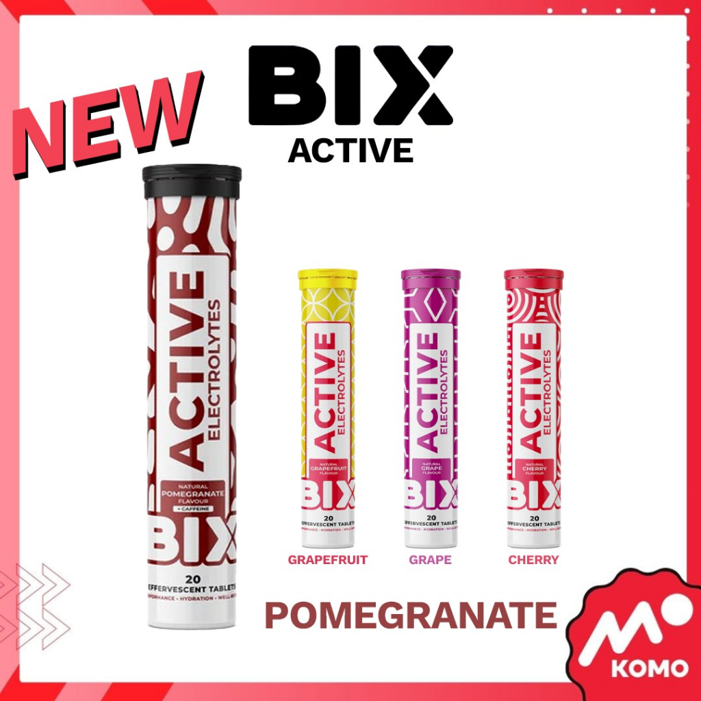 BIX Active Electrolytes เม็ดฟู่ละลายน้ำ ชดเชยเกลือแร่ที่สูญเสียไป BBF ...