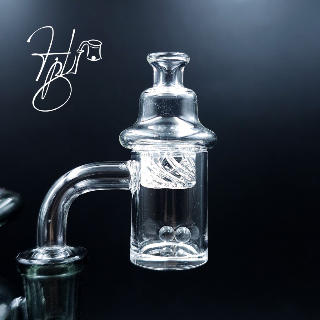 Quartz Banger 25mm โจ๋แด๊บ พร้อม Carb Cap UFO SET และลูกแก้ว for Dab ...