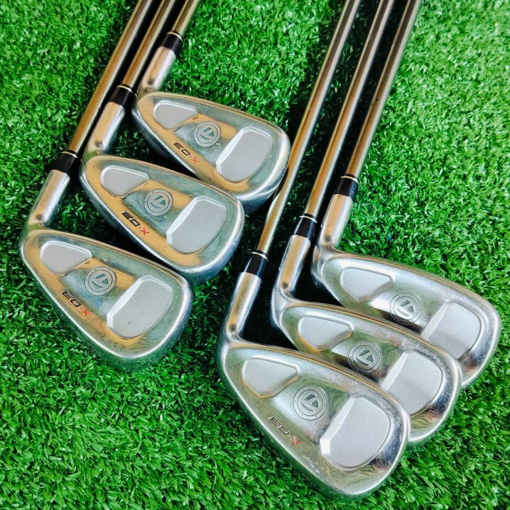 [ผ่อน] ชุดเหล็กหน้าเด้ง!!! Taylormade XR 03 มีเหล็ก 5-9 PW ก้าน TM PLUS ...