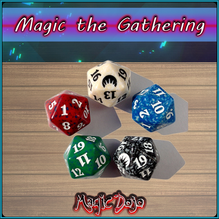 [Magic the Gathering]D20 Spindown Dice (สุ่มลายและสี)- ลูกเต๋า 20 หน้า ...