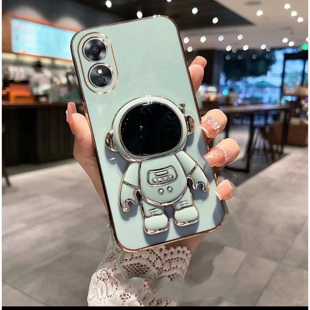 เคส โทรศัพท์ สำหรับรุ่น Oppo A38 A18 A17 A17k A58 A78 A98 เคส อวกาศ ขา