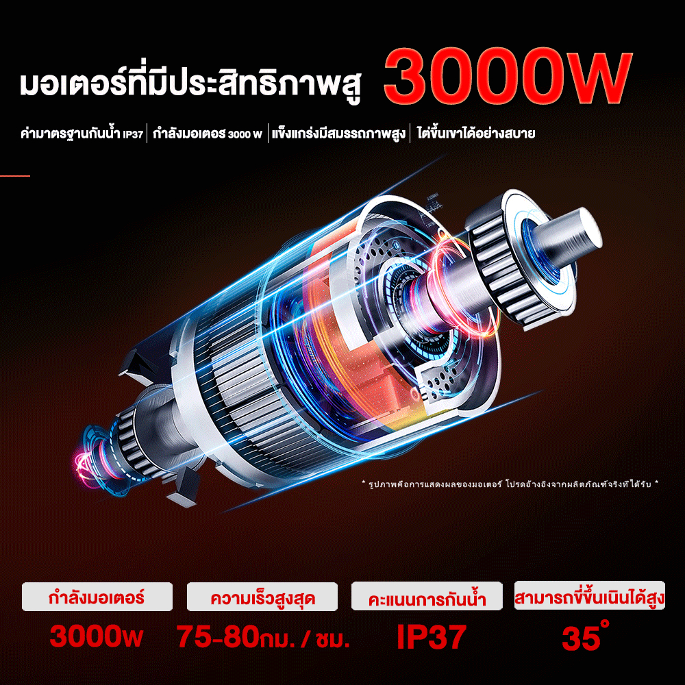 【จัดโปรพิเศษส่วนลด3,000】GOWEI 3000W มอเตอร์ไซด์ไฟฟ้า electric motorcycle ความเร็วสูงสุด 80 กม./ช ...
