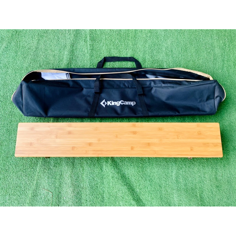 โต๊ะพับ King camp 4-Folding Bamboo Table L | Shopee Thailand