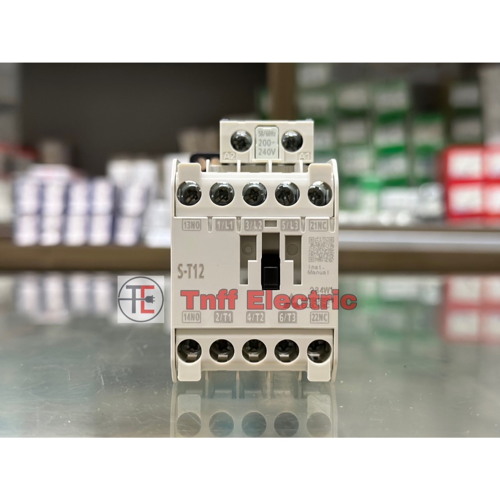 Mitsubishi S-T12 (24V, 48V, 110V, 220V, 380V) แมกเนติก คอนแทคเตอร์ (1NO + 1NC) | Shopee Thailand