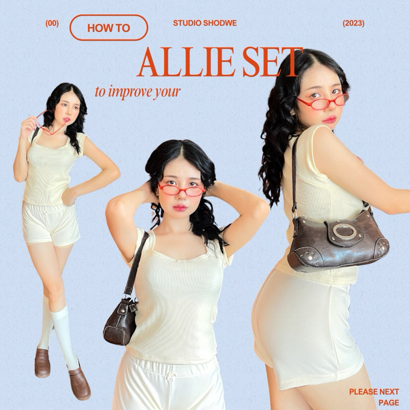 cham.officially I เสื้อยืดเข้ารูปผ้า สไตล์เวียดนาม Allie top #cham012 ...
