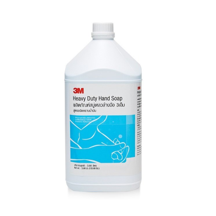 3M Cleaning สบู่เหลวล้างมือ สูตรขจัดคราบน้ำมัน ขนาด 3.8 ลิตร 3M HEAVY ...
