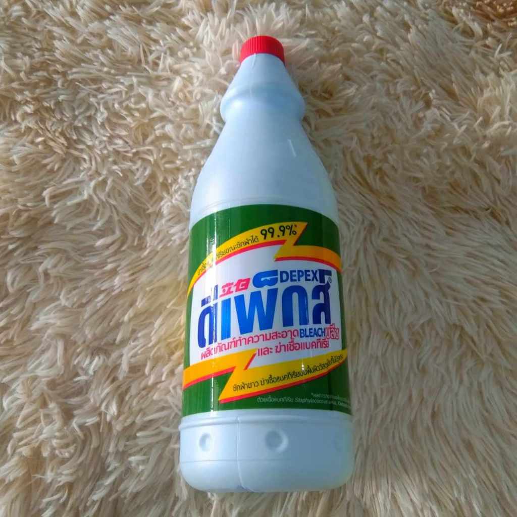Depex ดีเพ็กส์ น้ำยาซักผ้าขาวและขจัดคราบฝั่งลึก ขนาด 500 ml ซื้อยกลัง สุดคุ้ม แท้ | Shopee Thailand