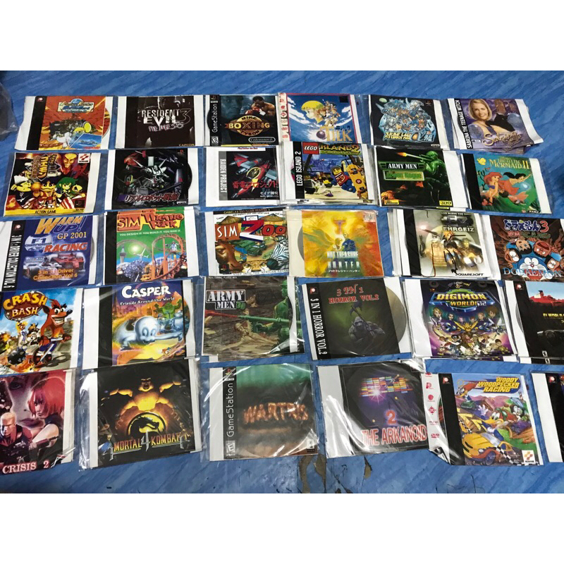 PS1,เกมส์ (28) แผ่นปั๊มรุ่นเก่า หายาก มือ 1 สภาพใส | Shopee Thailand