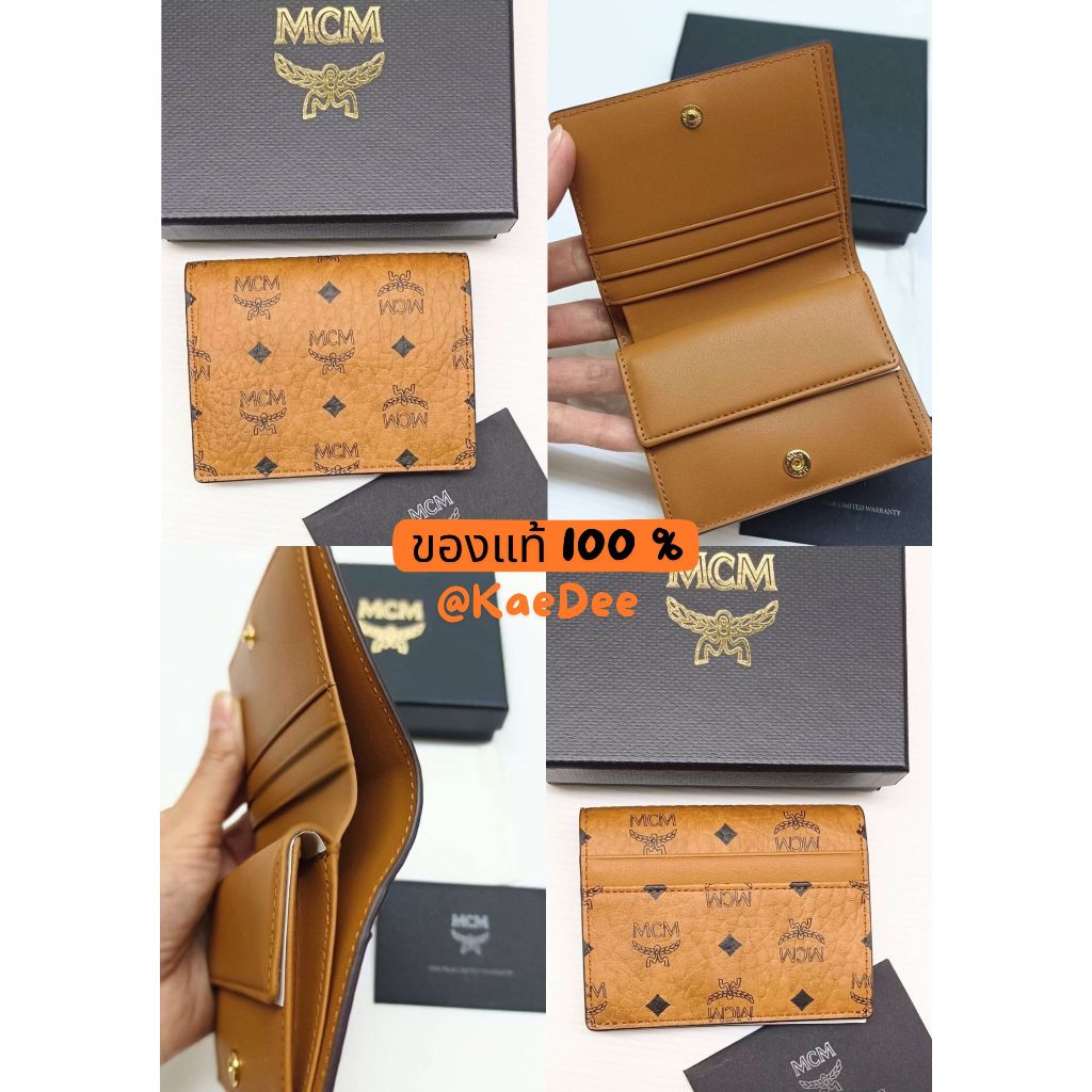 พร้อมส่ง!!!! MCM ของแท้ 100% กระเป๋าตังค์ MCM. | Shopee Thailand