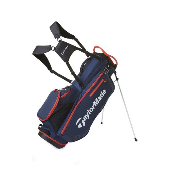 [11GOLF] ถุงกอล์ฟ TaylorMade TM23 Pro Stand Bag (NAVY/RED BLACK/RED ...