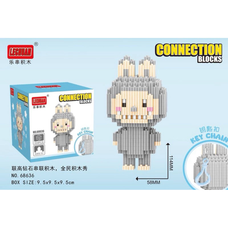 ชุดตัวต่อฟันเฟือง “Lechuan” (68636-68639) LABUBU | Shopee Thailand