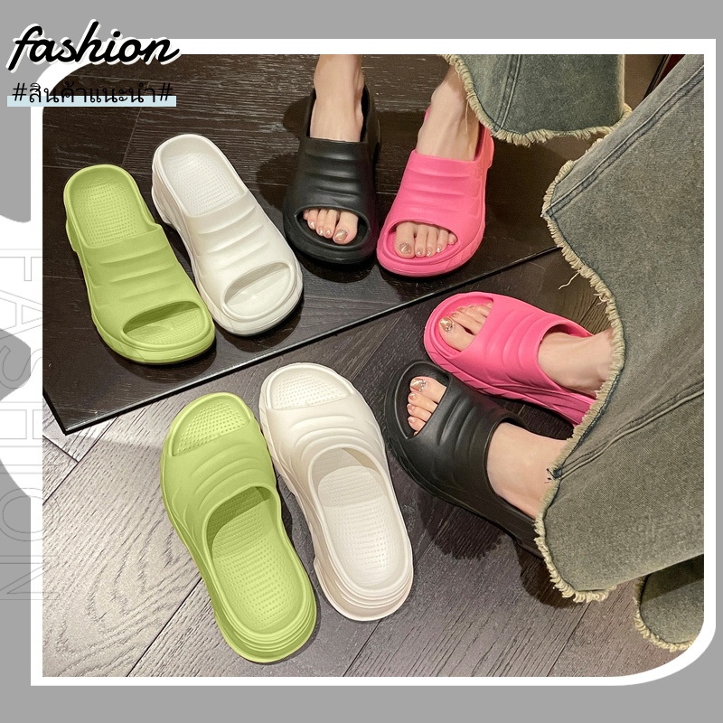 Swayy พร้อมส่ง รองเท้าแตะแฟชั่น เป็นงานส้นตึก ทรงสวย สูงให้แบบฉ่ำมาก ...