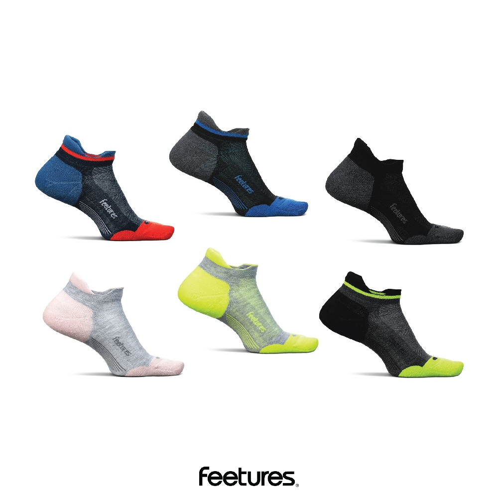 FEETURES ELITE MAX CUSHION SOCKS | NO SHOW | ถุงเท้าวิ่ง | Shopee Thailand