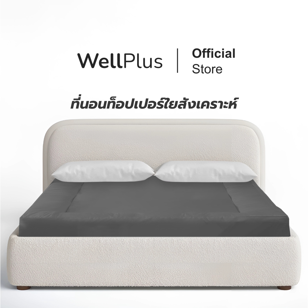 WellPlus Topper ที่นอนท็อปเปอร์ ความหนา 4 นิ้ว ผลิตจากใยสังเคราะห์อัด ...