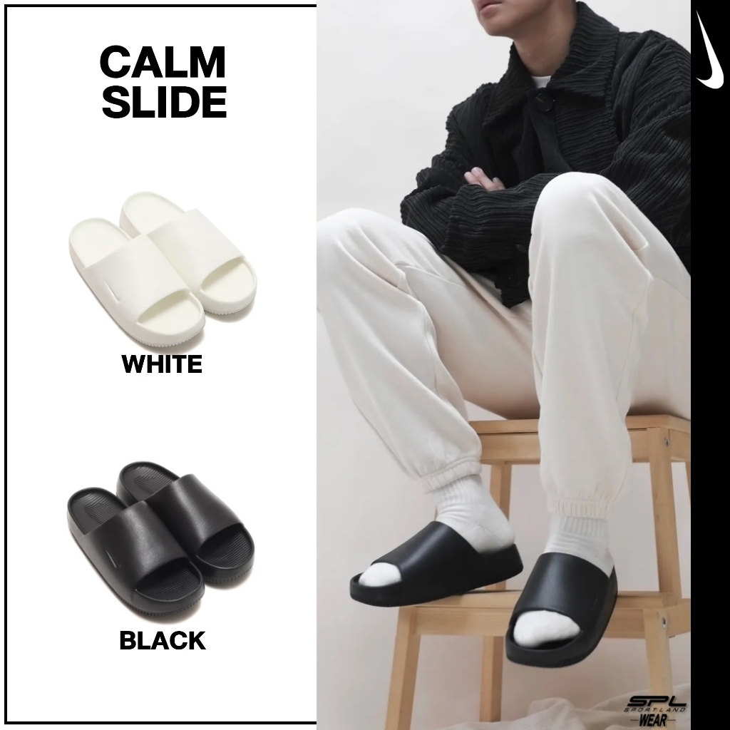 [ลิขสิทธิ์แท้] Nike Collection ไนกี้ รองเท้าแตะ รองเท้าผู้ชาย ND M Calm ...