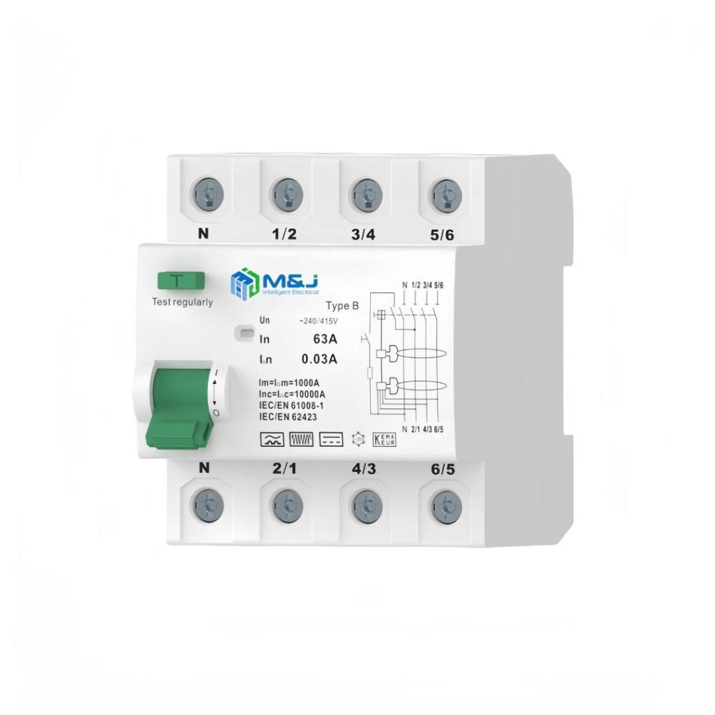 RCCB (RCD) TYPE A , B , AC เบรคเกอร์กันดูด สำหรับงานรถไฟฟ้า (EV Charger ...