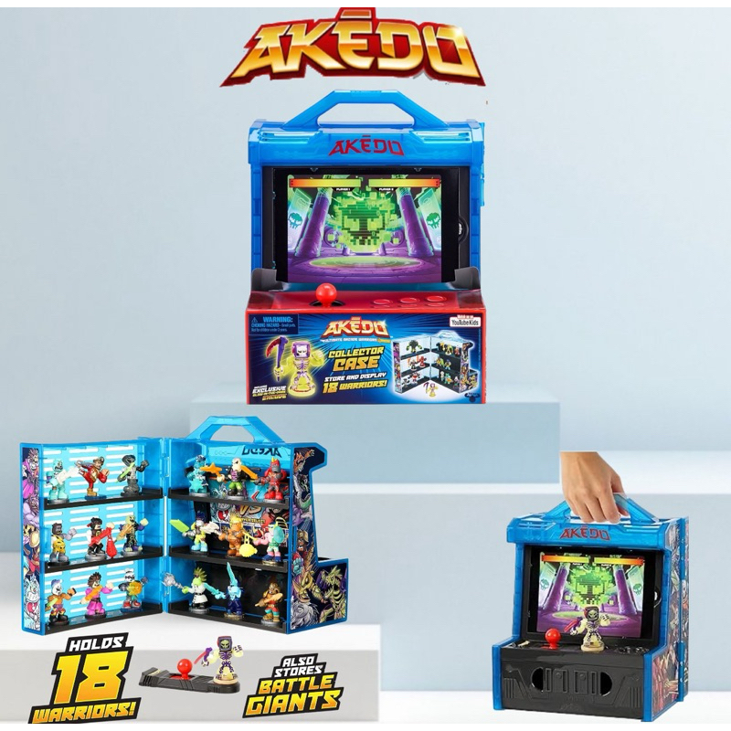 Akedo - Ultimate Arcade Warriors Collector Case Mini Action Figures ...