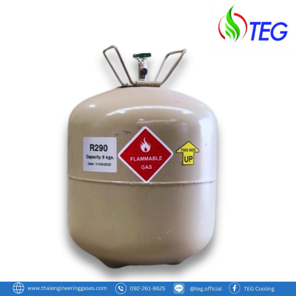 TEG R290 Refrigerant 9kg น้ำยาแอร์ R290 ขนาดบรรจุ 9กก. | Shopee Thailand