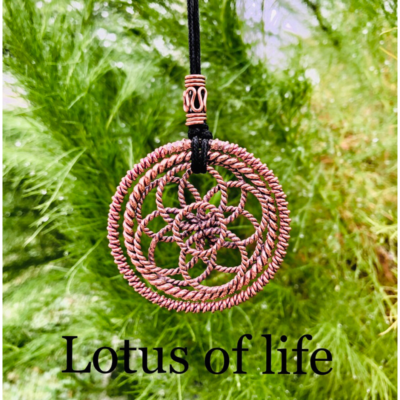 Lotus of life ( 8แฉก และ 6แฉก ) งานทองแดงแท้ | Shopee Thailand