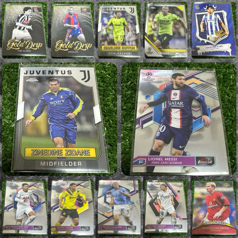 การ์ดสะสมฟุตบอล ลิขสิทธิ์แท้ ชุดรวมดาวดัง - RONALDO R9 MESSI JUDE ...