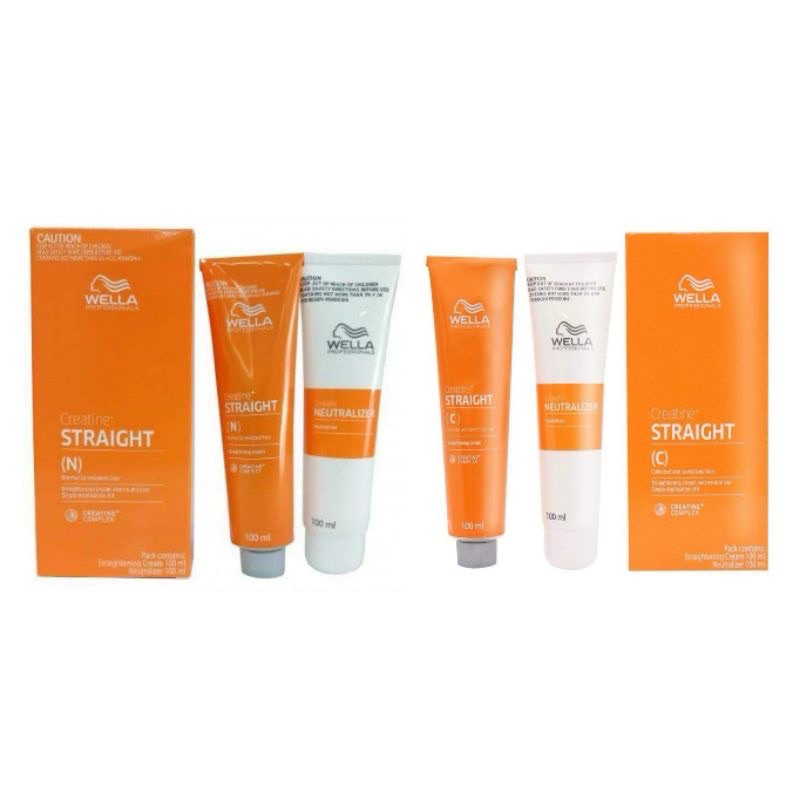 Wella professionals creatine straight น้ำยายืดผมเวลล่า โปรเฟสชั่นแนลส์ ...