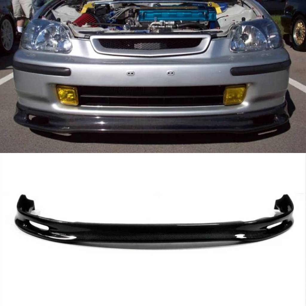 ลิ้นหน้า ทรง Spoon Carbon Lip Spoiler แท้ ตรงรุ่น Honda Civic EG6 EK9 ...