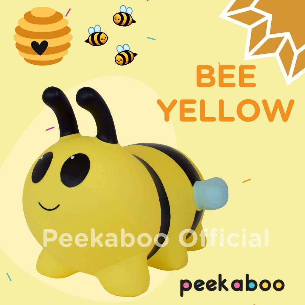 JUMPY Peekaboo จั๊มปี้ ตุ๊กตาเด้งดึ๋ง - Bee Yellow ผึ้ง สีเหลือง ...