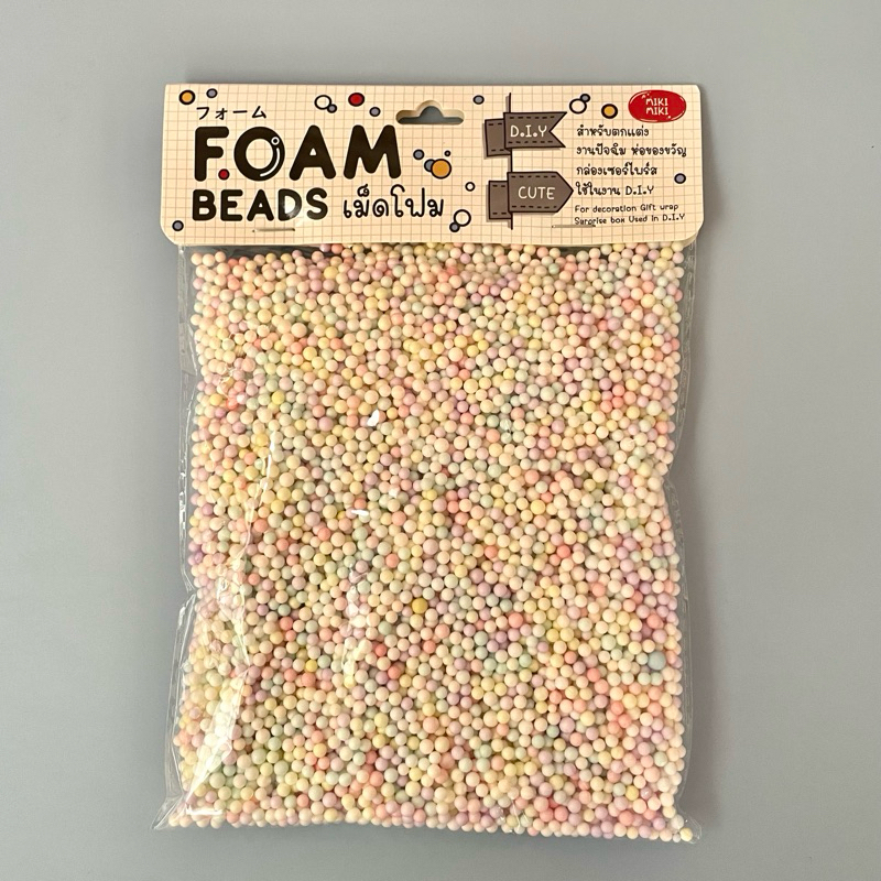 เม็ดโฟม FOAM BEADS สำหรับตกตกแต่ง และงาน DIY | Shopee Thailand