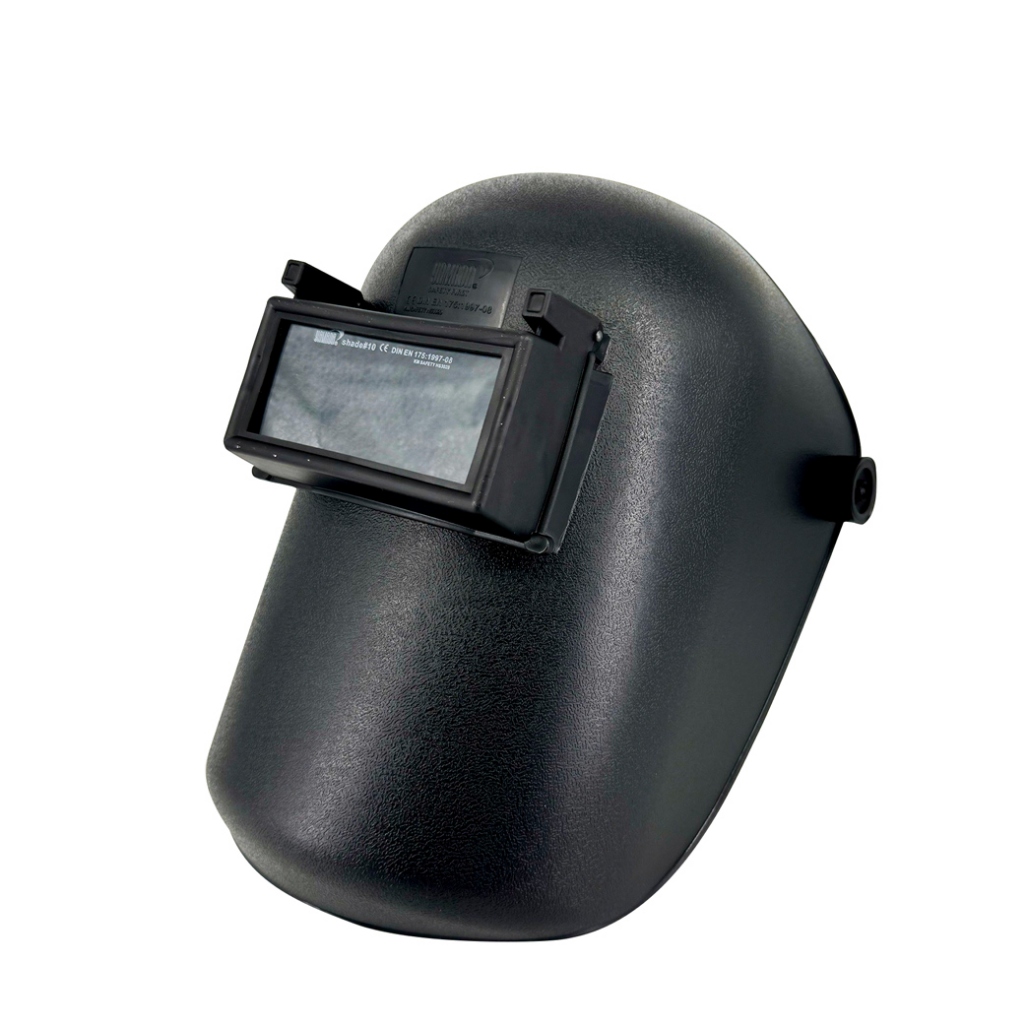 หน้ากากเชื่อม กันแสงเชื่อมแบบสวมหัว (ดำ) รุ่น YMD-405N เลนส์กันแสงเชื่อมสีเขียว Shade no.10 ...