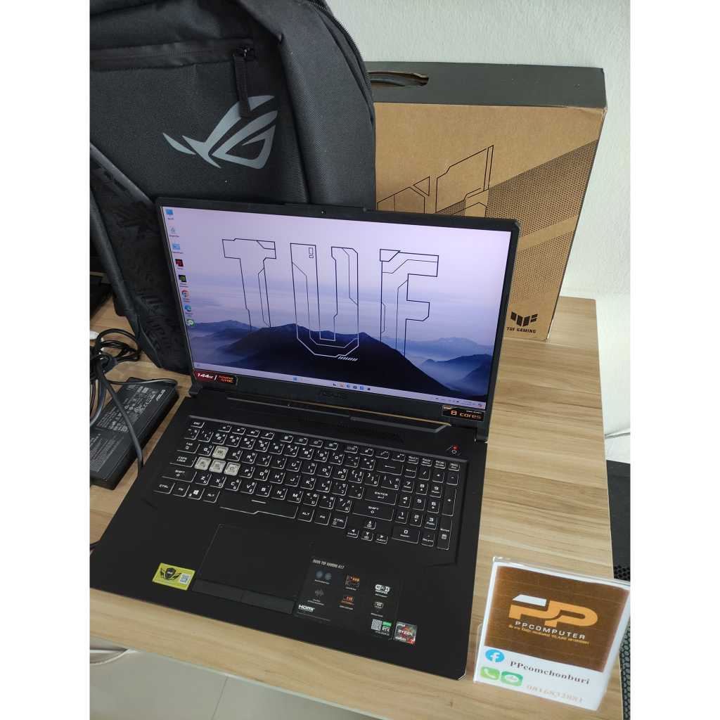 💻 โน๊ตบุ๊ค Asus Tuf Ganing จอ 17 นิ้ว RTX3060 เล่นเกมส์แรงๆ | Shopee ...