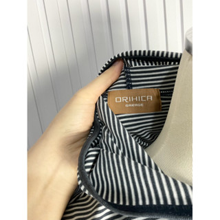 PM0086 เสื้อฮูด แบรนด์ Orihica งานป้าย มือ 2 ขาว-ดำ สวยมาก | Shopee Thailand